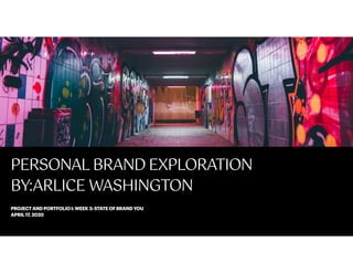 My personal brand exploration | PPT