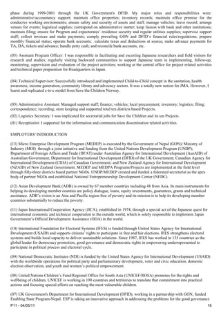 P11 form undp - raj k pandey as of 2014 for Raj | PDF