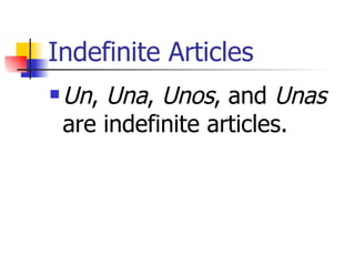 Chapter 2B- Plural of nouns and articles | PPT