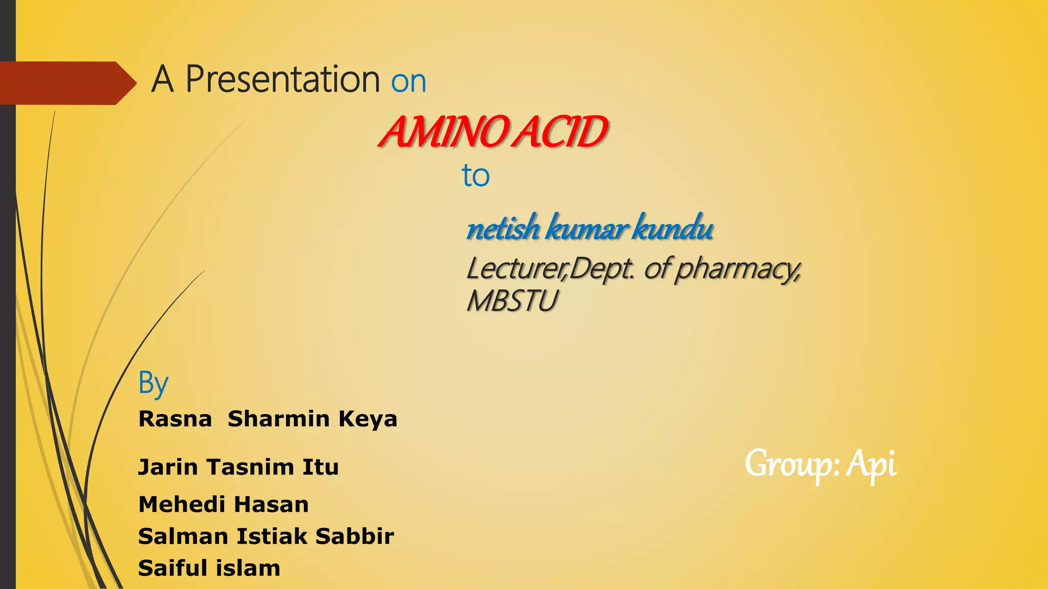 AMINO ACID | PPT