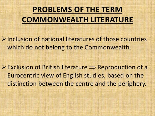 Commonwealth Literature Quotes
