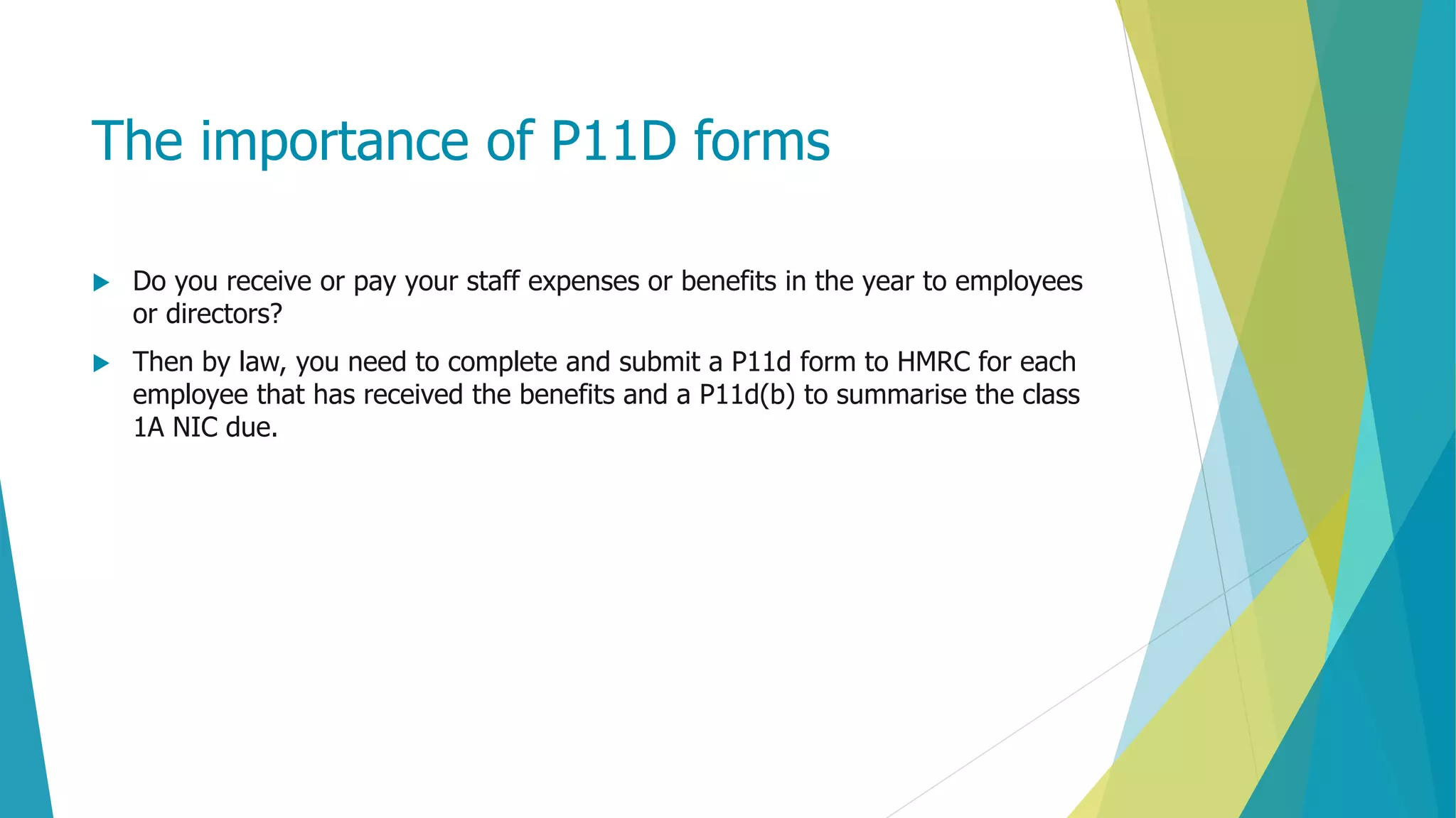 A Beginners Guide to P11d Forms | PPT