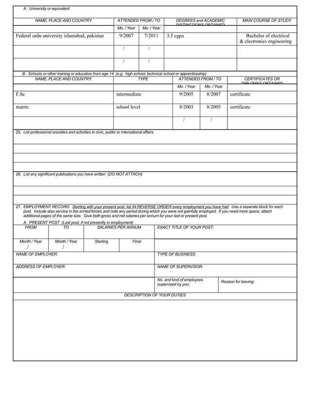 P11 form | DOC
