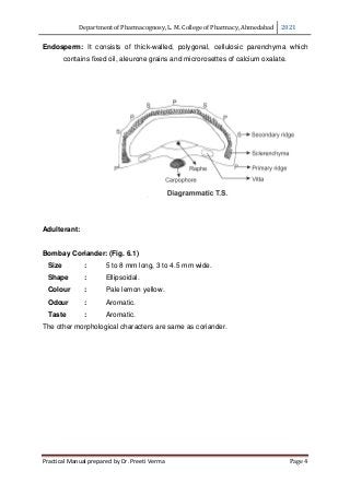 P12 dph1 pharmacognosy practical | PDF