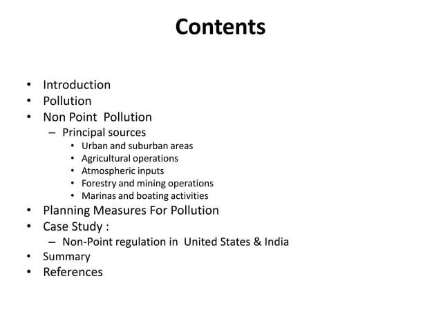 Non-Point Pollution & Urban Planing Measures | PPTX | Environmental ...