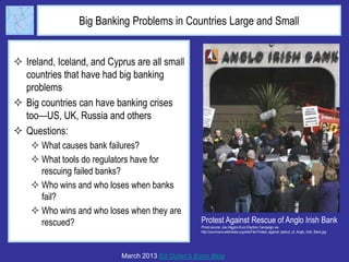 Tutorial on Bank Failures and Bank Rescues | PPTX