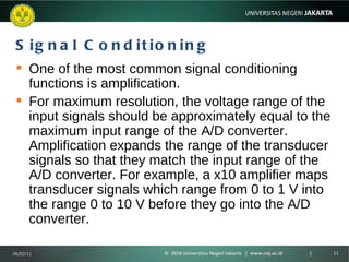 Mikroprosesor dan Antarmuka (13) sistem akuisisidata | PPT