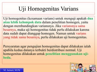 P13 uji persyaratan analisis data | PDF