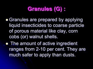 P 14,15 Pesticide forumulation, Appln.ppt