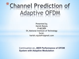 Adaptive OFDM_Orthogonal Frequency Dvision Multiplexing_2 | PPTX