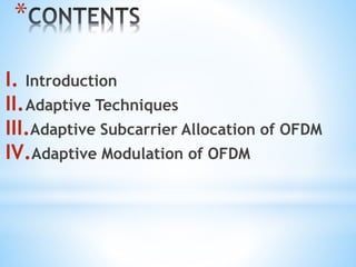 Adaptive OFDM_Orthogonal Frequency Dvision Multiplexing_2 | PPTX