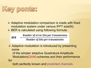 Adaptive OFDM_Orthogonal Frequency Dvision Multiplexing_1 | PPT