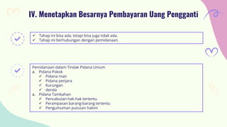 Penghitungan Kerugian Keuangan Negara di Indonesia | PPTX