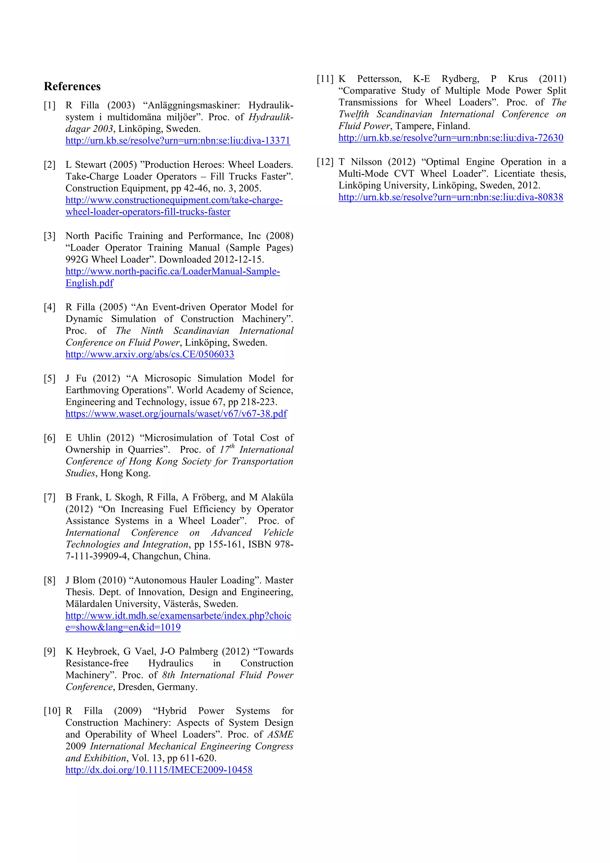 Optimizing the trajectory of a wheel loader working in short loading ...
