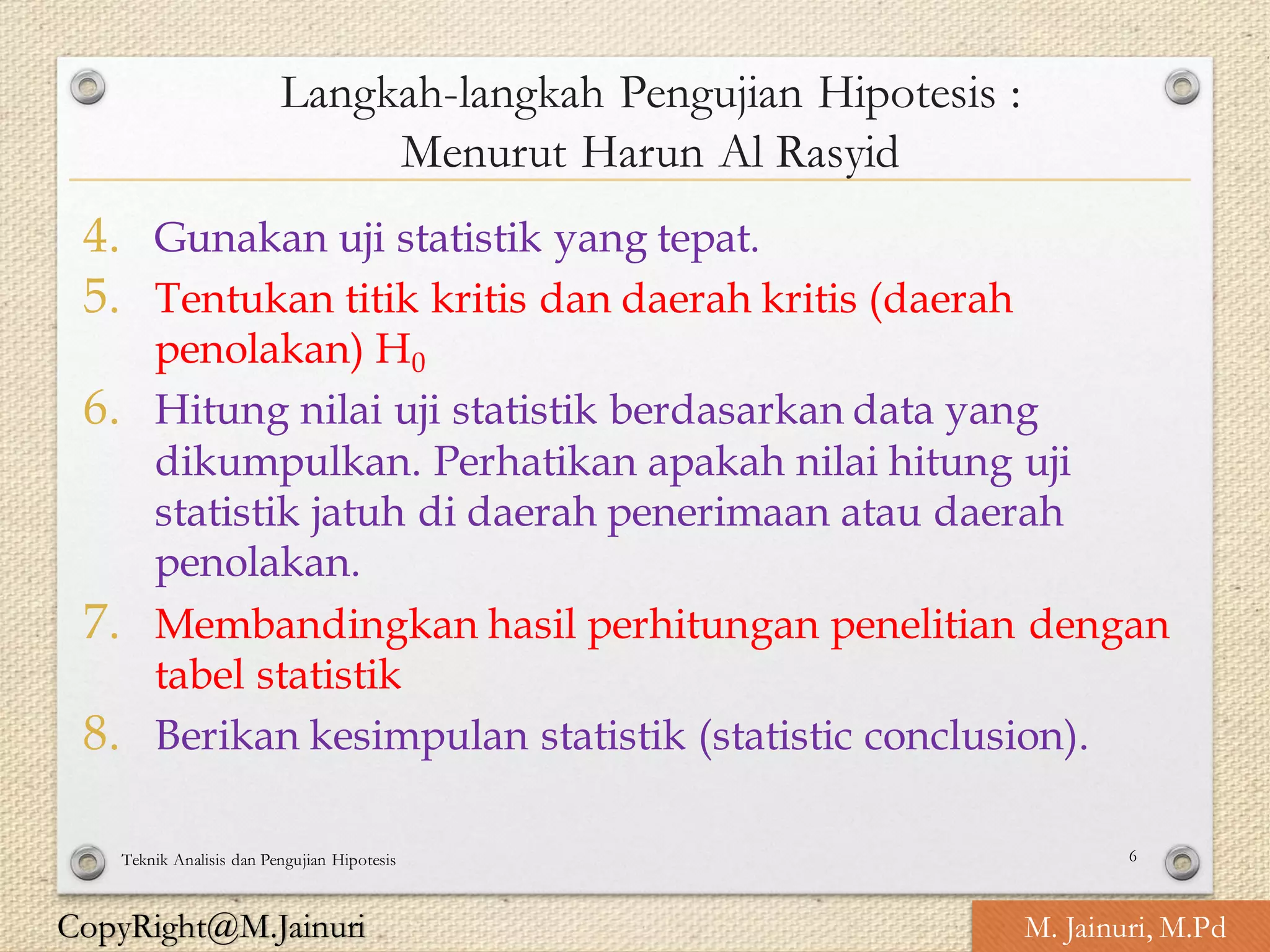 P14 teknik analsis data dan uji hipotesis | PDF