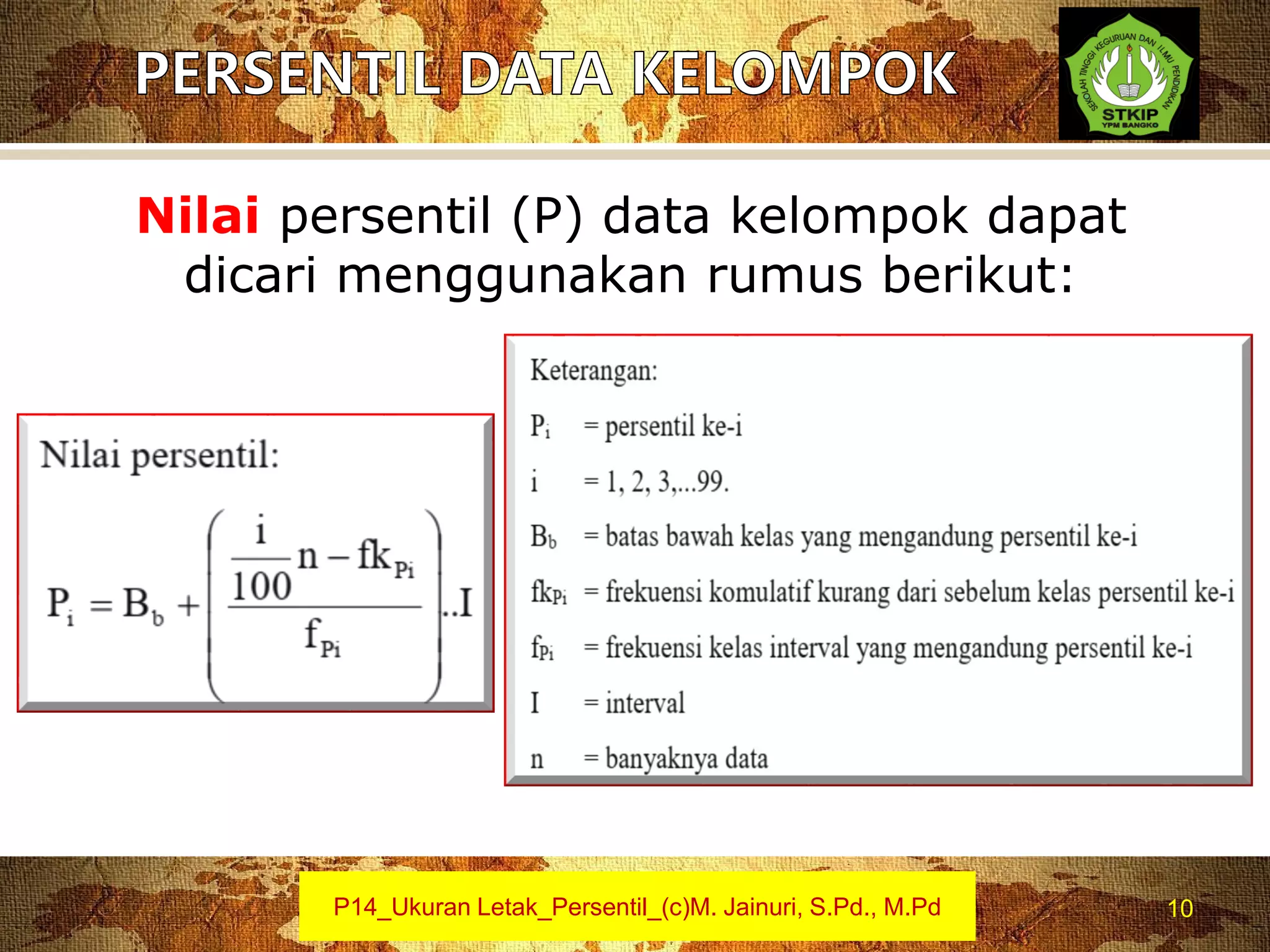 ukuran letak persentil | PDF