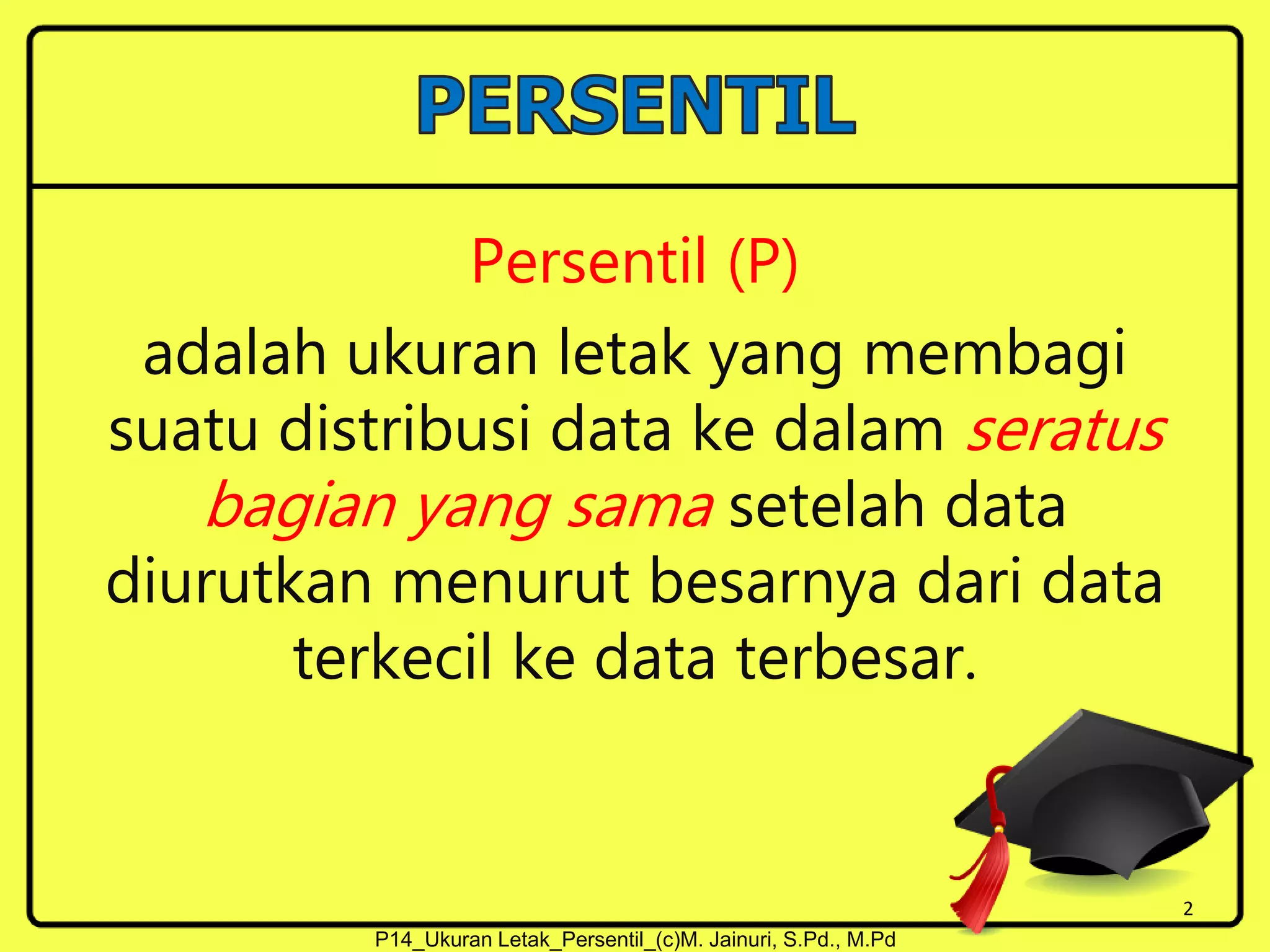 ukuran letak persentil | PDF