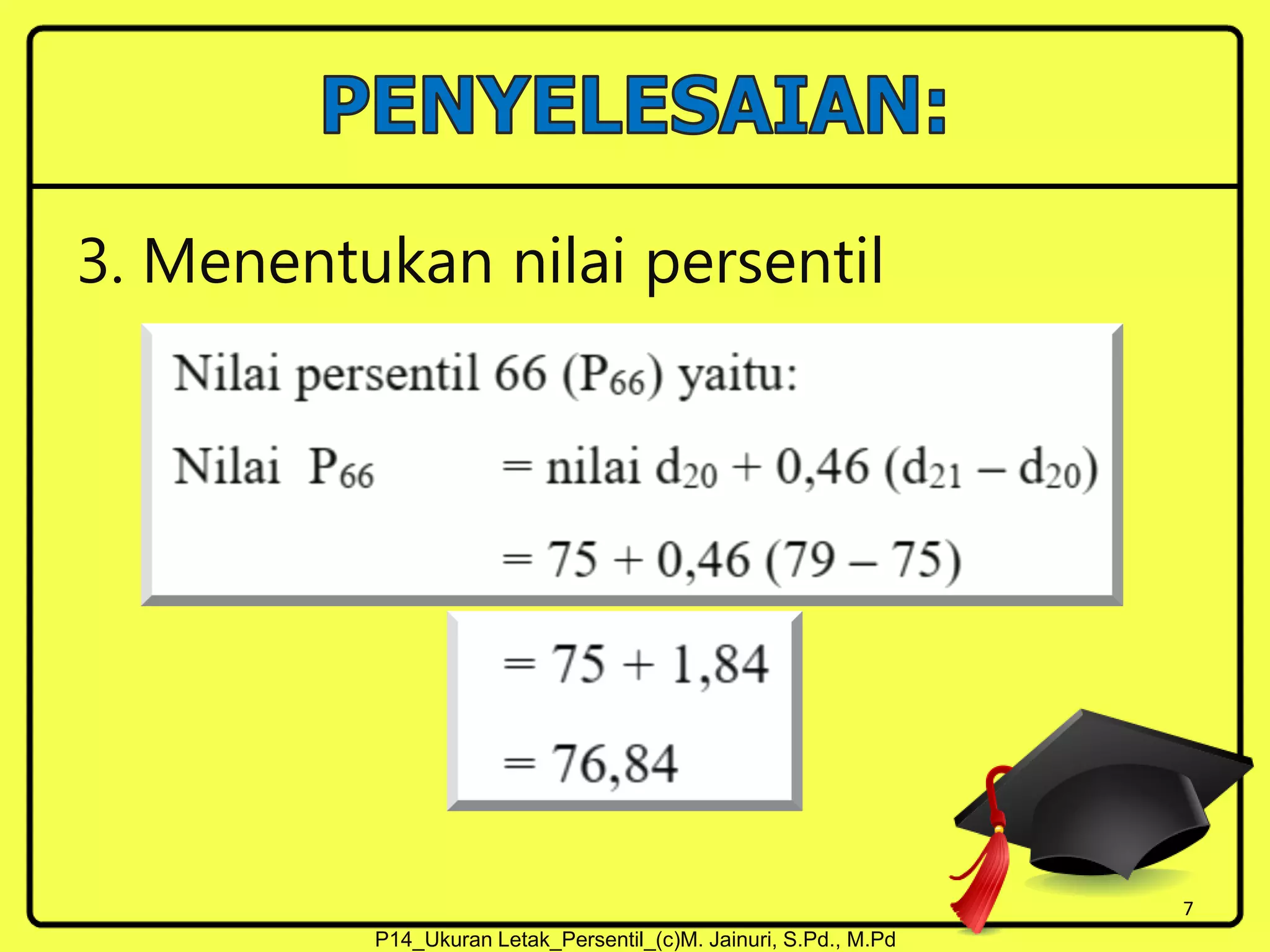 ukuran letak persentil | PDF
