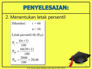 ukuran letak persentil | PDF