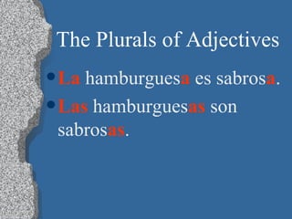 Chapter 3B -Plurals of Adjectives | PPT