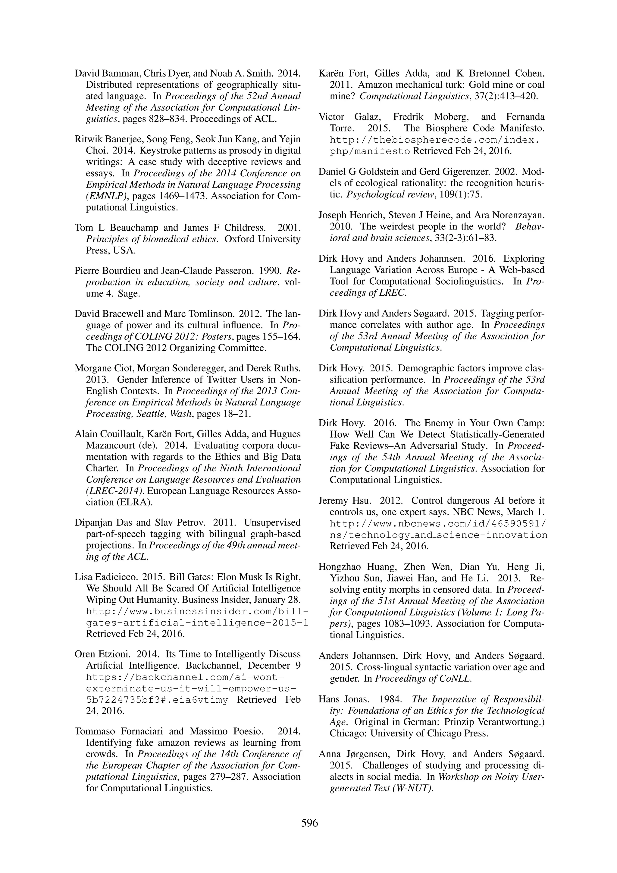 The Social Impact of NLP | PDF