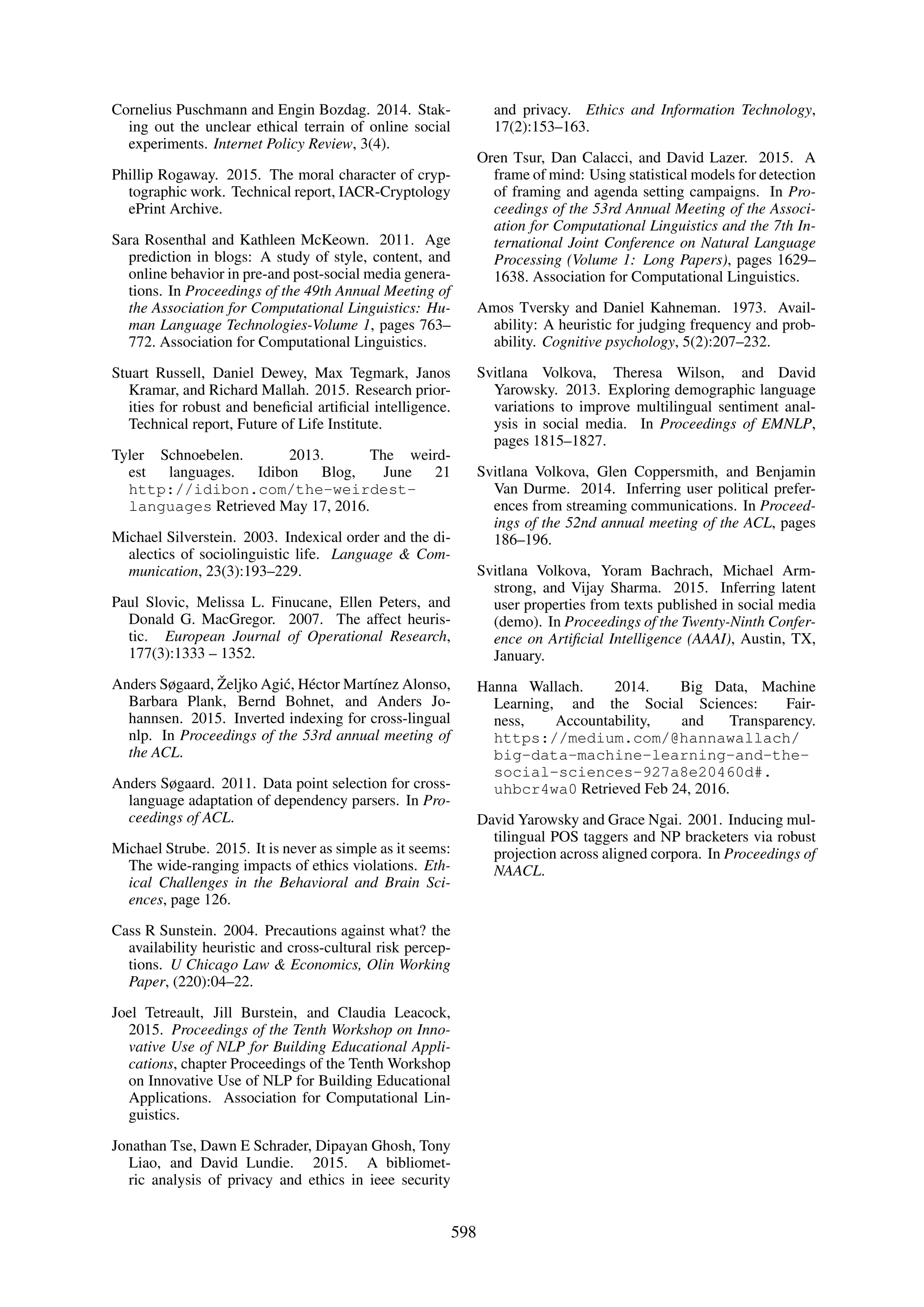 The Social Impact of NLP | PDF