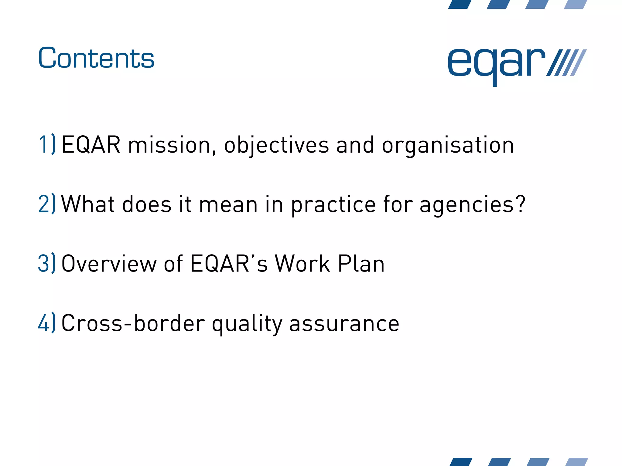 EQAR - what it is, how it works, and what it does | PDF