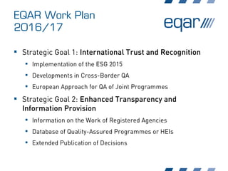 EQAR - what it is, how it works, and what it does | PDF