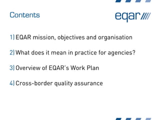 EQAR - what it is, how it works, and what it does | PDF