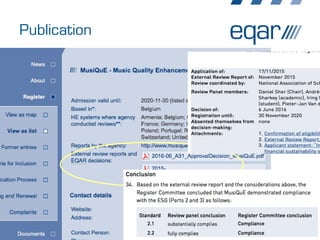 EQAR - what it is, how it works, and what it does | PDF