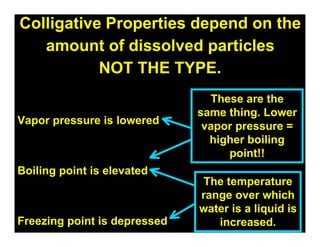 Lecture 16.3- Colligative Properties | PPT