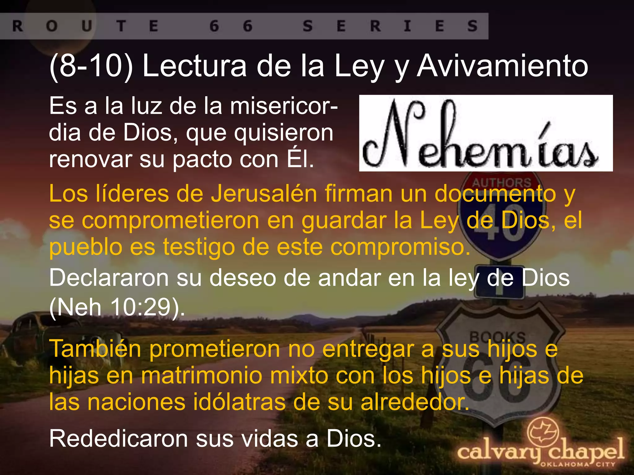 P16 Estudio Panorámico de la Biblia: Nehemías | PPTX