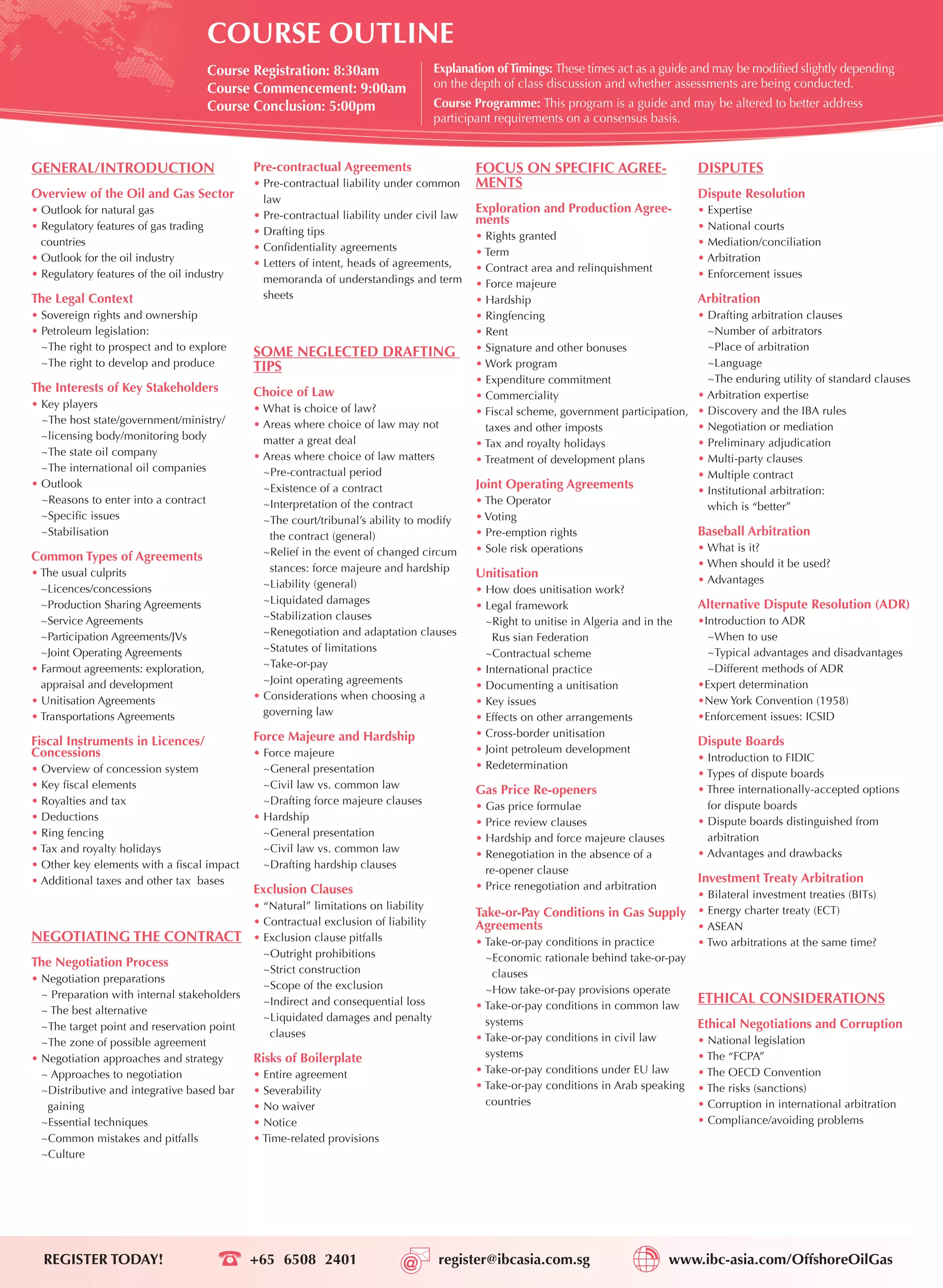Offshore Oil & Gas Contracts | PDF