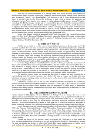 A critical study of Benjamin Franklin’s autobiography | PDF