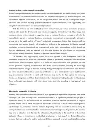P1833 Sustainable Rural Livelihoods Ids Paper72 | PDF | Agriculture ...
