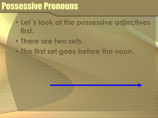 Possessive Pronouns | PPT