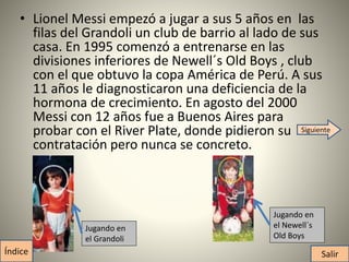 Lionel Andres Messi Cuccittini | PPTX | Soccer | Sports