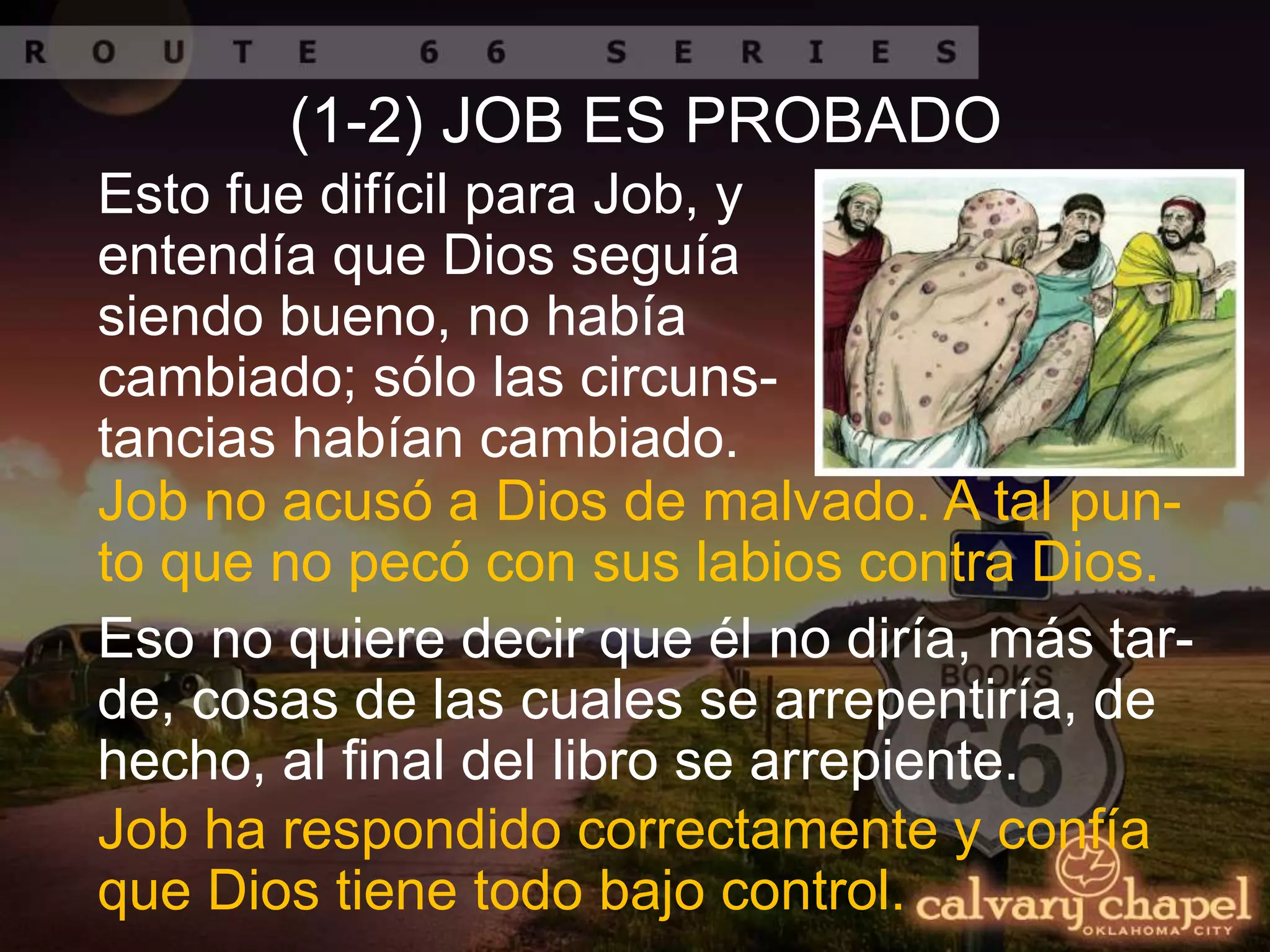P18 Estudio Panorámico de la Biblia: Job | PPTX | Judaism | Religion ...