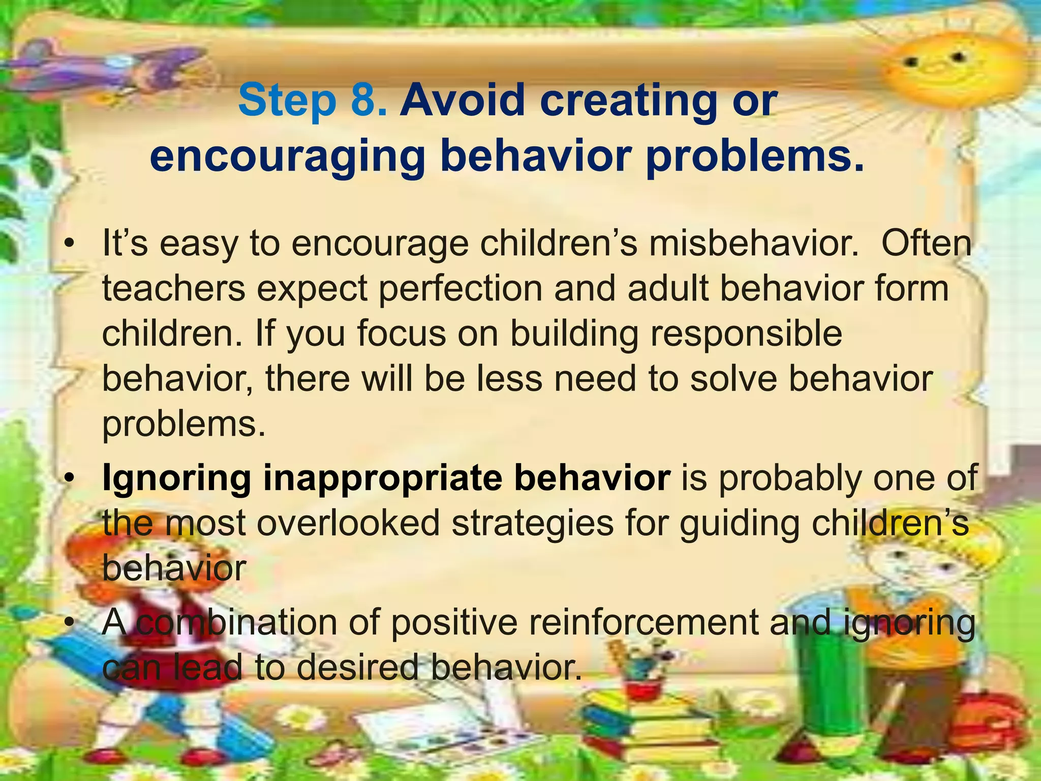 PresEd19: Chapter 11 ( Guiding Children's Behavior: Helping Children ...