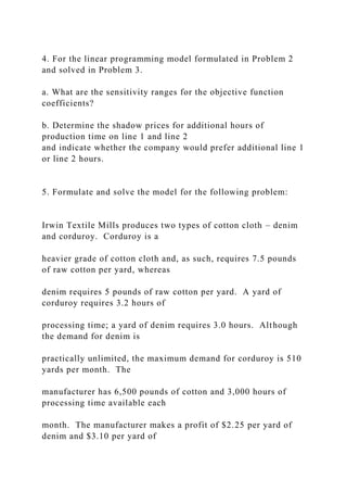 P1a. Solve the LP using Solvervariablesmaximizeprofitsubject toRu.docx