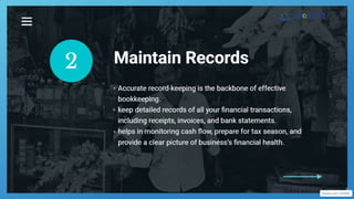 Mastering in Bookkeeping - 10 Essential Key Tips to Follow | PDF