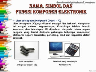 KH3 Pilihan 1 - Elektronik | PPTX
