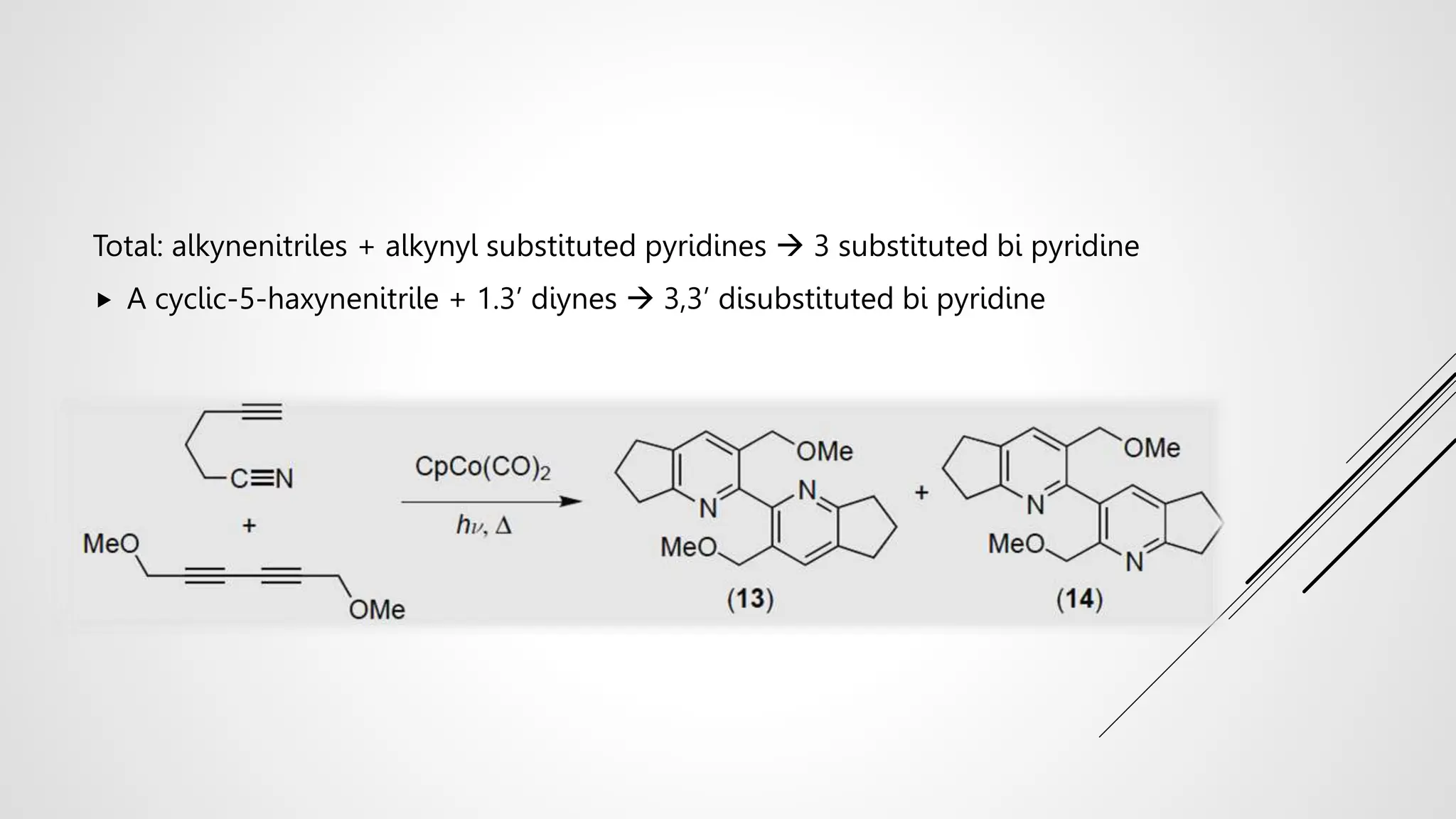 p1 bipyridine. synthesis methods and its reactions | PPTX