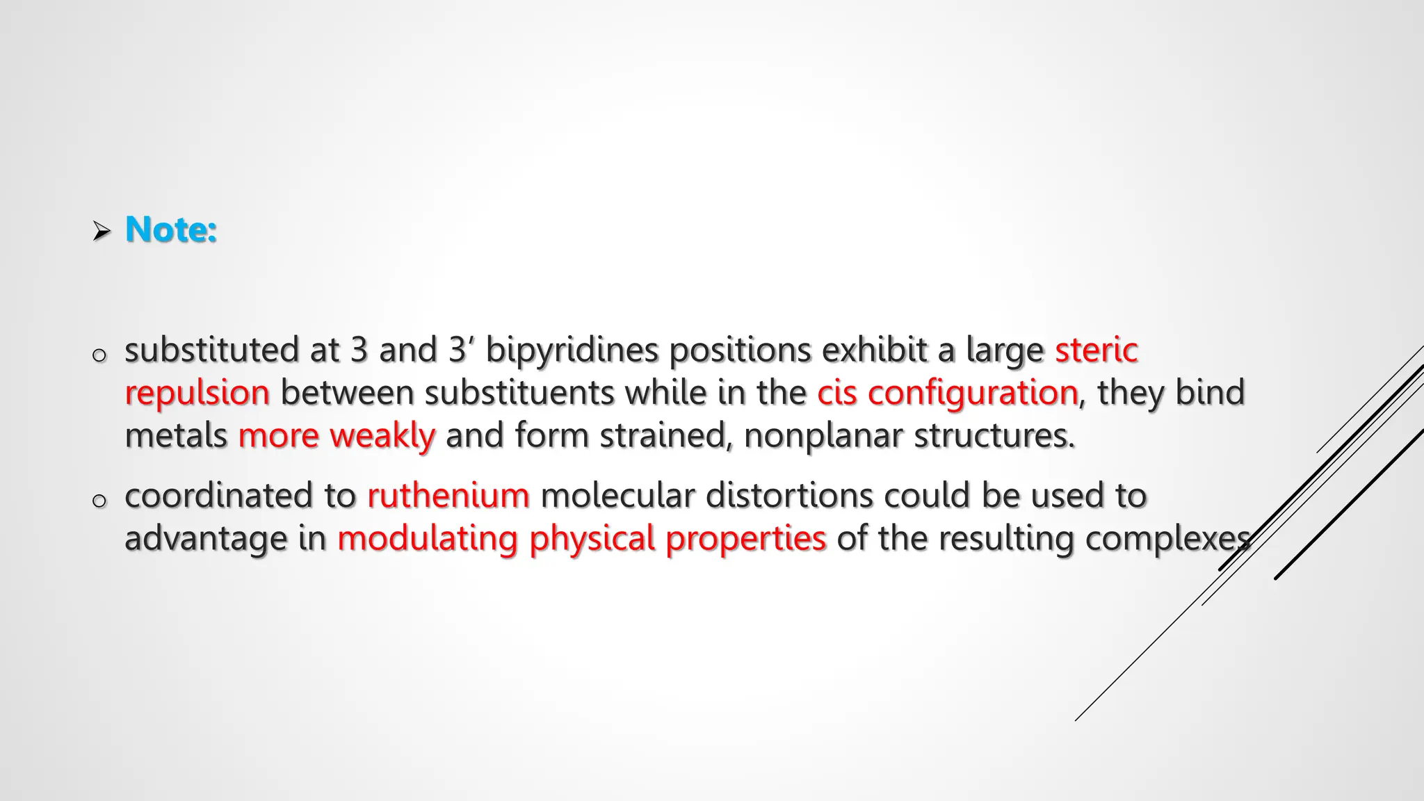 p1 bipyridine. synthesis methods and its reactions | PPTX
