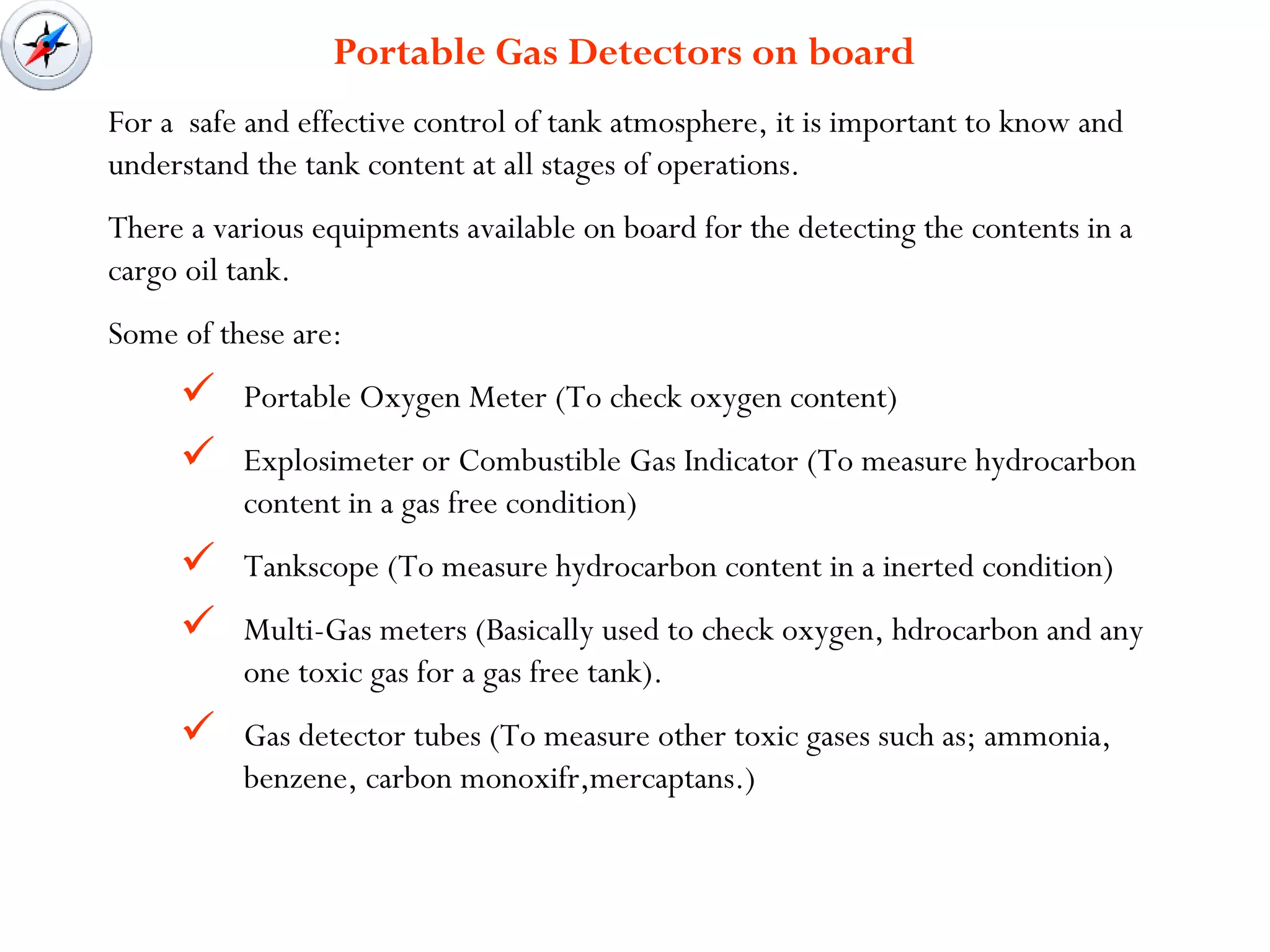 Tank Atmosphere - Tanker Vessels | PDF