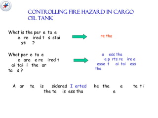 Tank Atmosphere - Tanker Vessels | PDF
