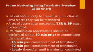 BLOOD TRANSFUSION by Dr ATIQUR RAHMAN KHAN, FRCP | PPTX