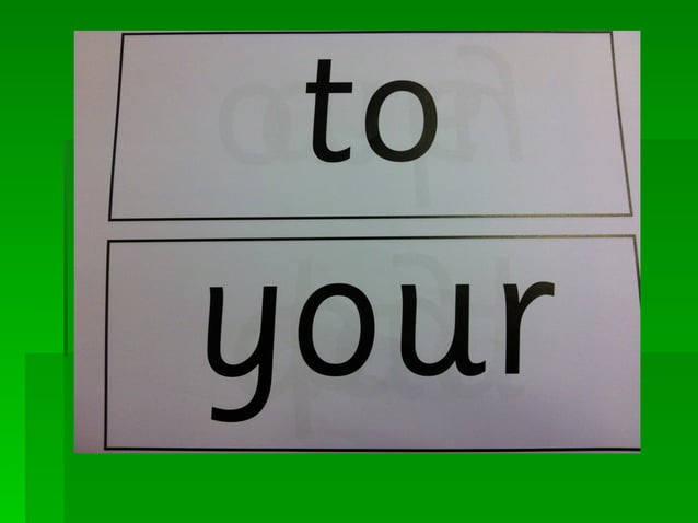 P1 common words | PPT