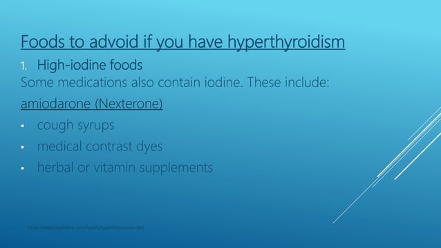 Hyperthyroidism Diet | PPTX | Thyroid Disorders | Endocrine and ...