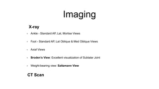 Subtalar Arthritis Management Options | PPT